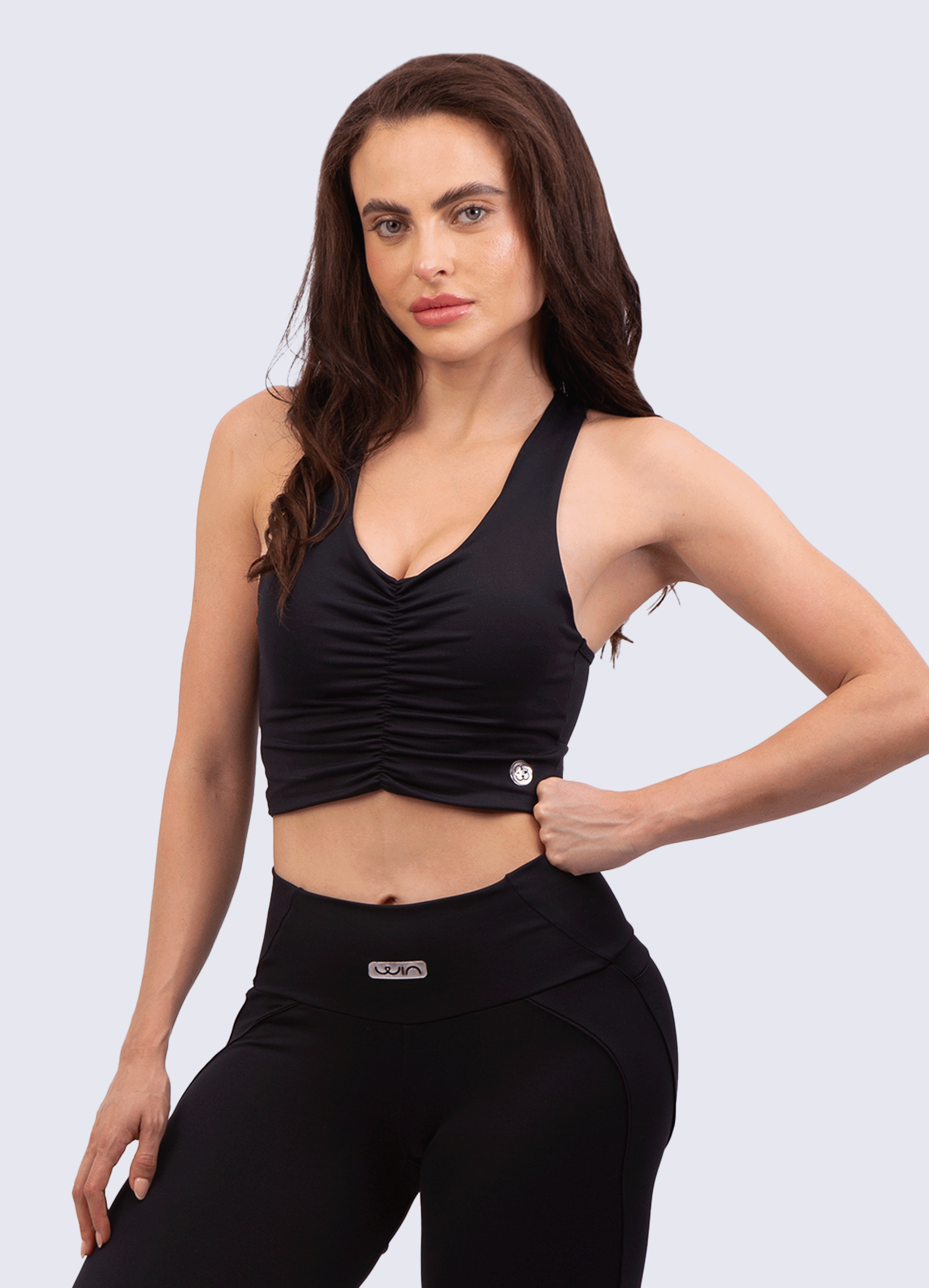 TOP EMANA CONTOUR - BLACK – WIN FITNESS WEAR